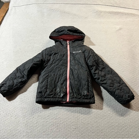 Columbia | Jackets & Coats | Columbia Girls Black Quilted Sherpa Lined ...